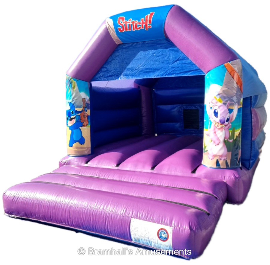 Stitch Themed Bouncy Castle 11ft x 15ft - Bouncy Castle Hire in Buxton ...